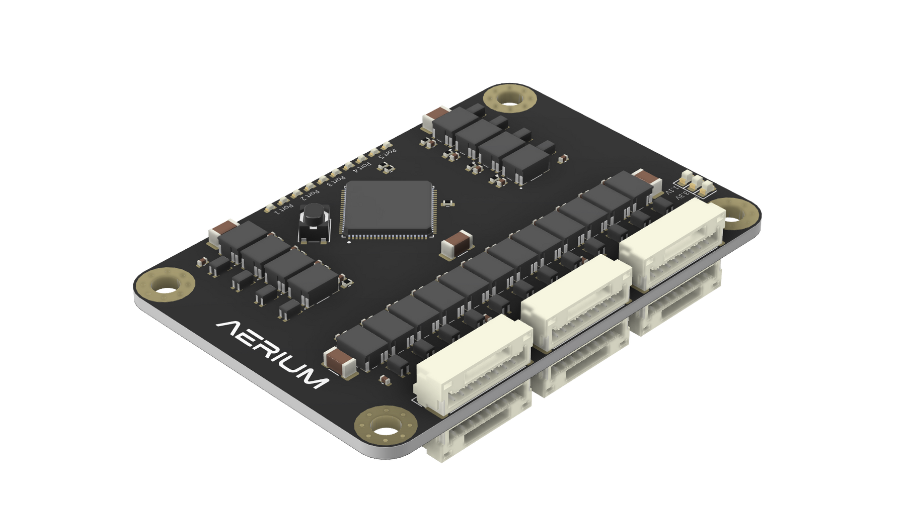 Aerium Flux Gigabit Ethernet Switch – 5-Port, RTL8367, 5–60V Input ...